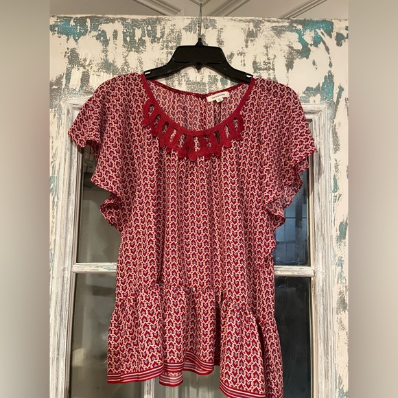 Max Studio | Tops | Max Studio Red Top | Poshmark